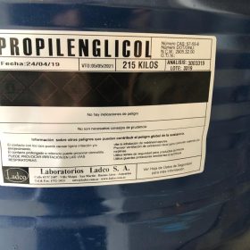Propilenglicol USP Grado Alimenticio - Venta - Refrigeración